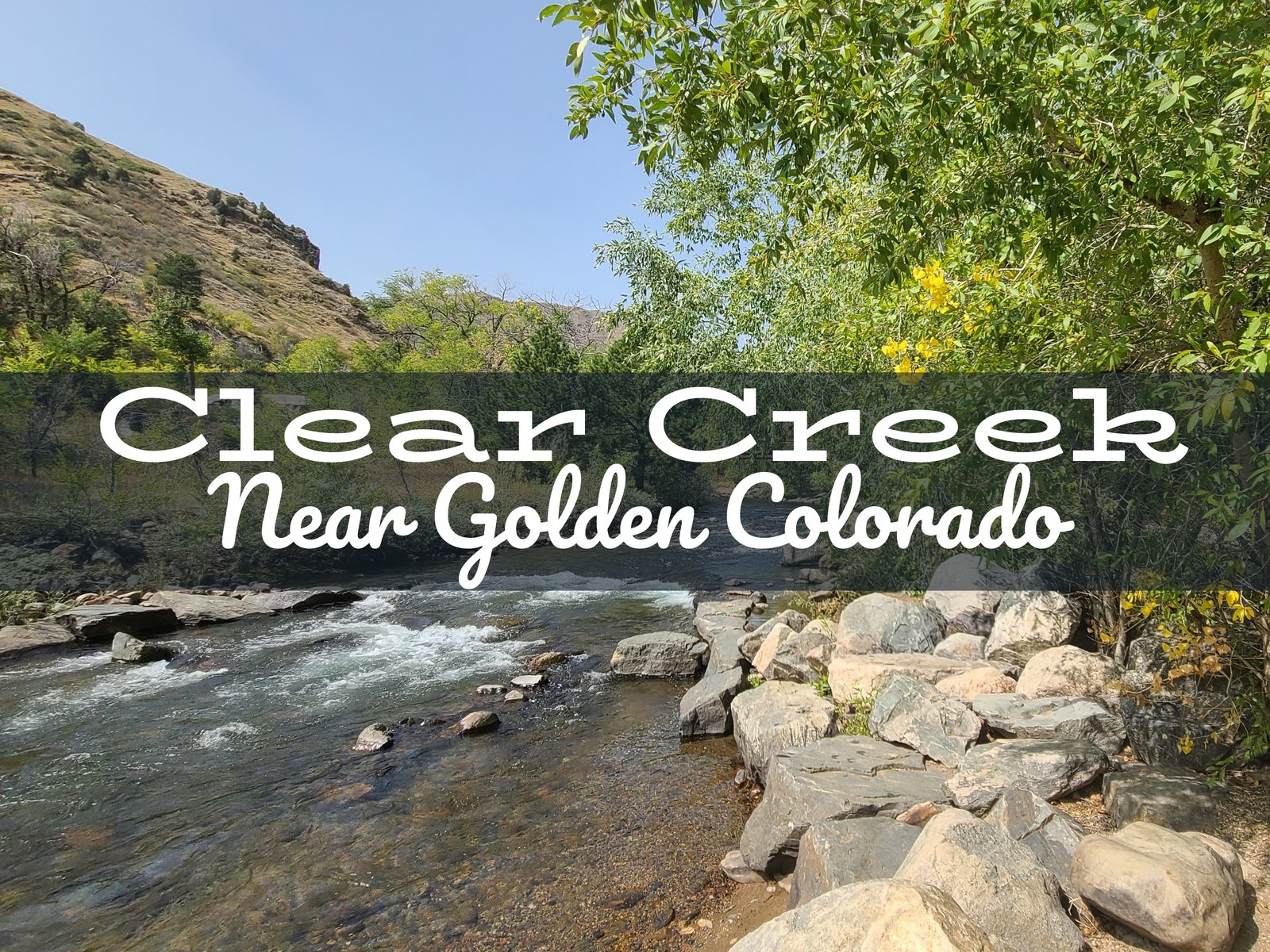 Golden Hours on Clear Creek Fly Fishing Report: Fall Fishing Before the ...