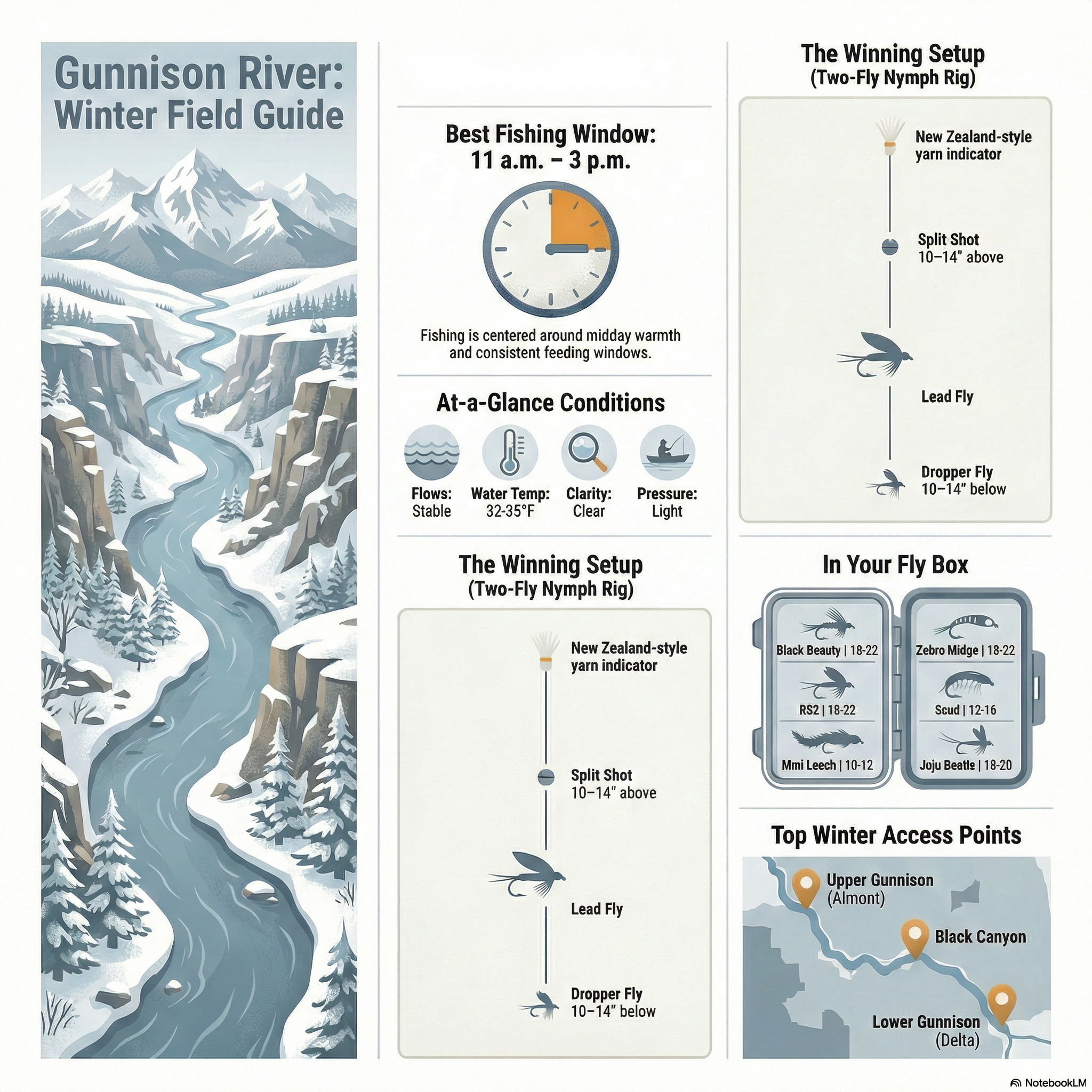 The Gunnison River Fly Fishing Report 1/28/26
