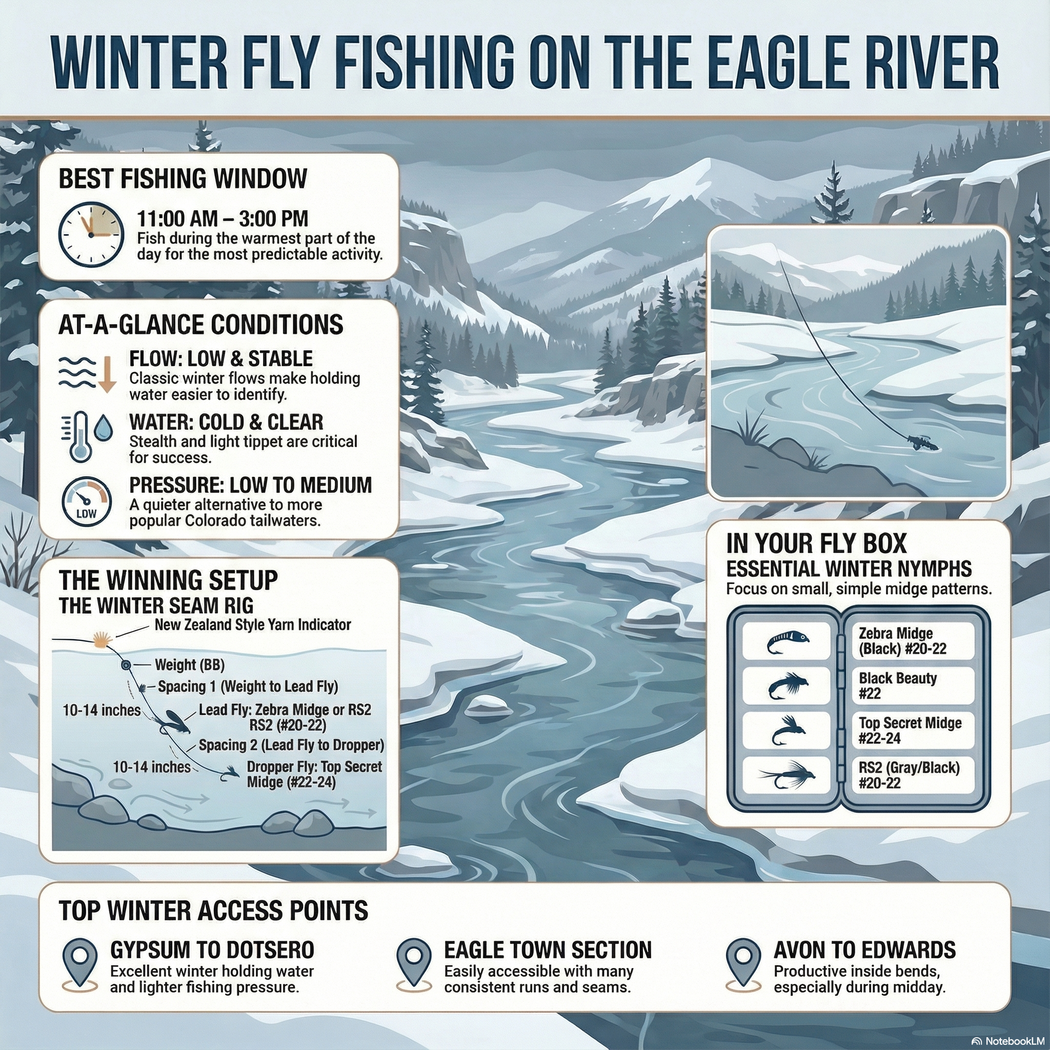 Eagle River Fly Fishing Report 1/7/25